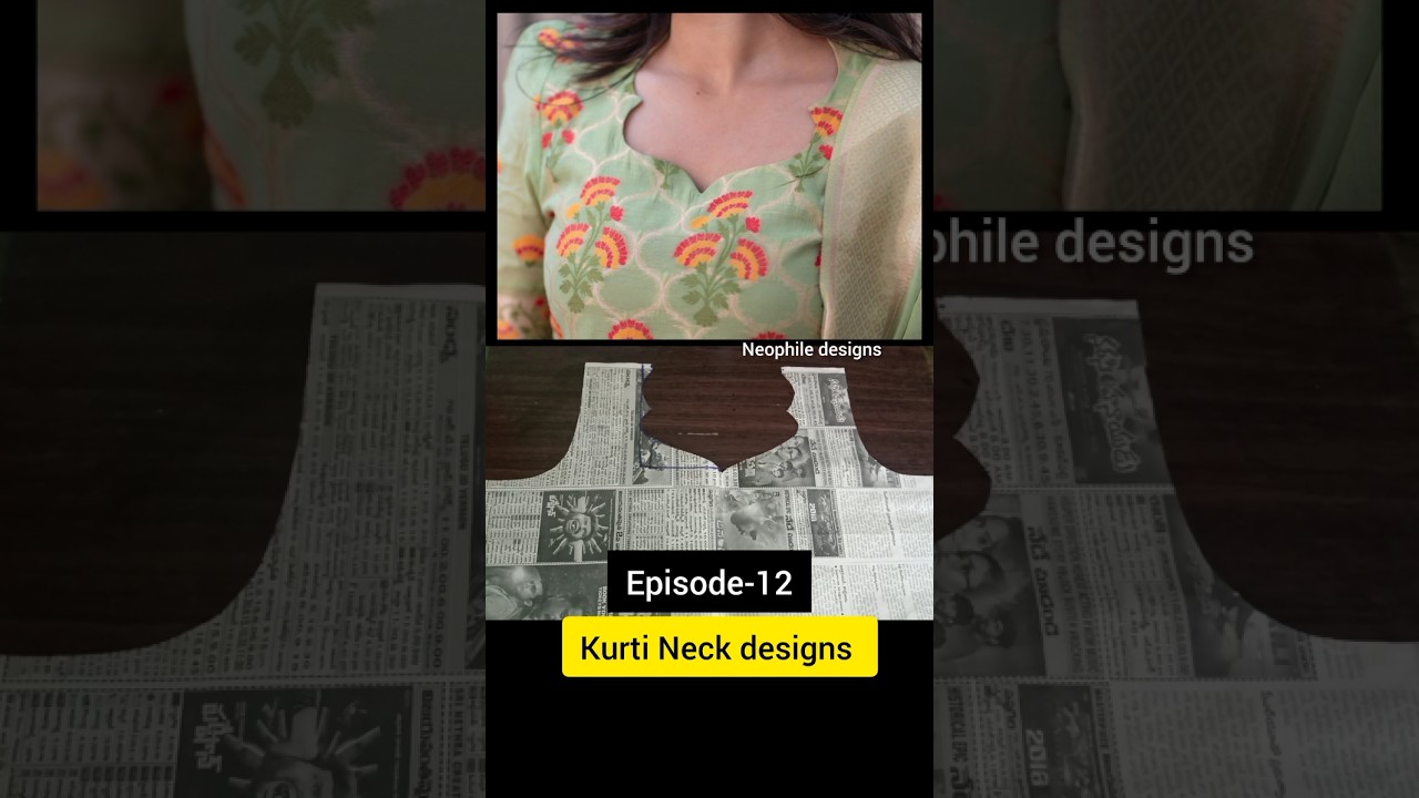 Episode-12 Kurti Neck designs || By Neophile #neophiledesigns #kurtineckdesigns #fashion #trending