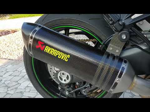 Kawasaki ninja 1000 sx 2020 with akrapovic slip on