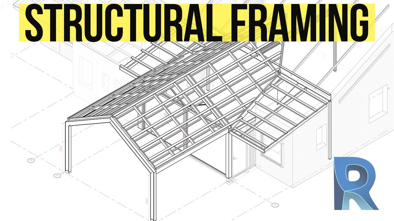 Revit Structural Framing Tutorial - Roof Framing with Beam Systems