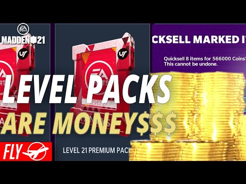 Level Packs Produce over 500,000 Coins!! Do Them NOW!!!! Madden 21 Ultimate Team | MUT 21