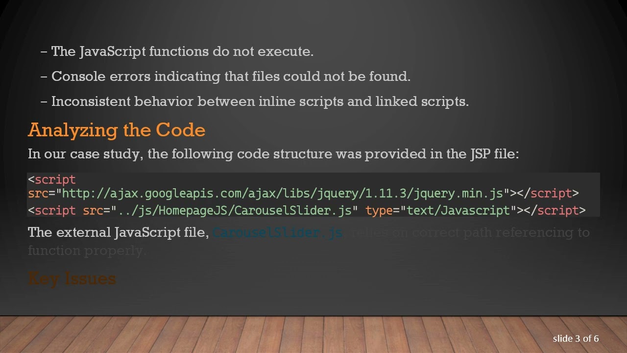 Solving JavaScript Loading Issues in JSP Projects