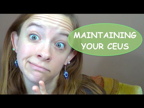 Maintaining your CEUs: Tips and Tricks