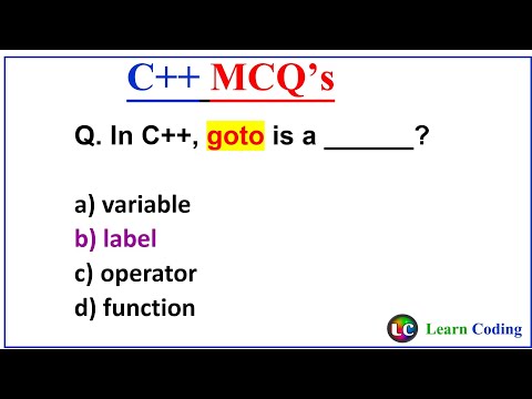 Learn Part 3 C MCQ s | c mcq questions | c programming mcq questions and answers | C top 20 MCQ ...