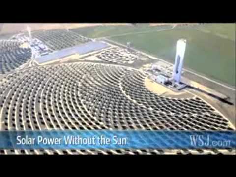 WSJ - Solar Plant to Generate Power After Sundown