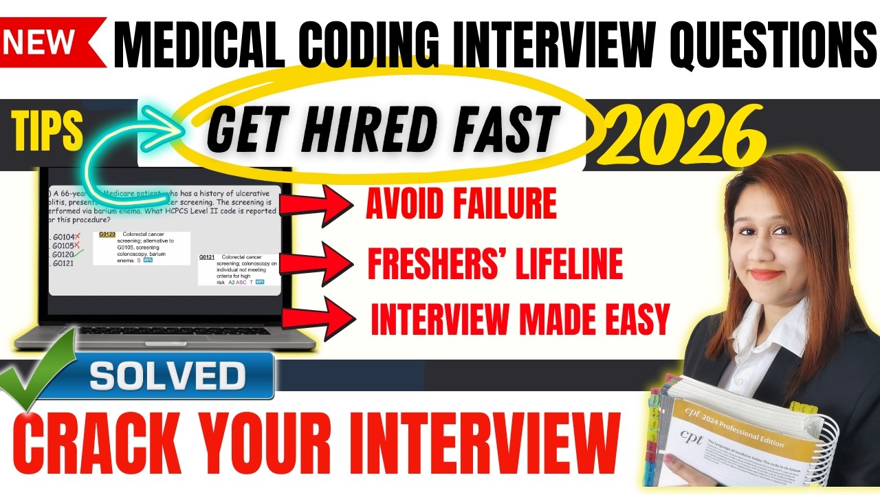 Top Medical Coding Interview Questions for Freshers: Get Hired Fast in 2026!