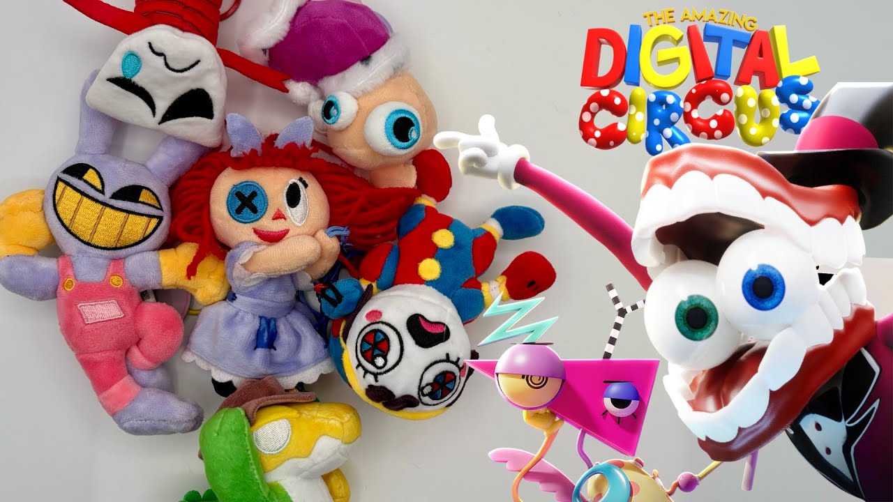 The DIGITAL CIRCUS PLUSH KEYCHAINS are ADORABLE!!! (The Amazing Digital Circus)