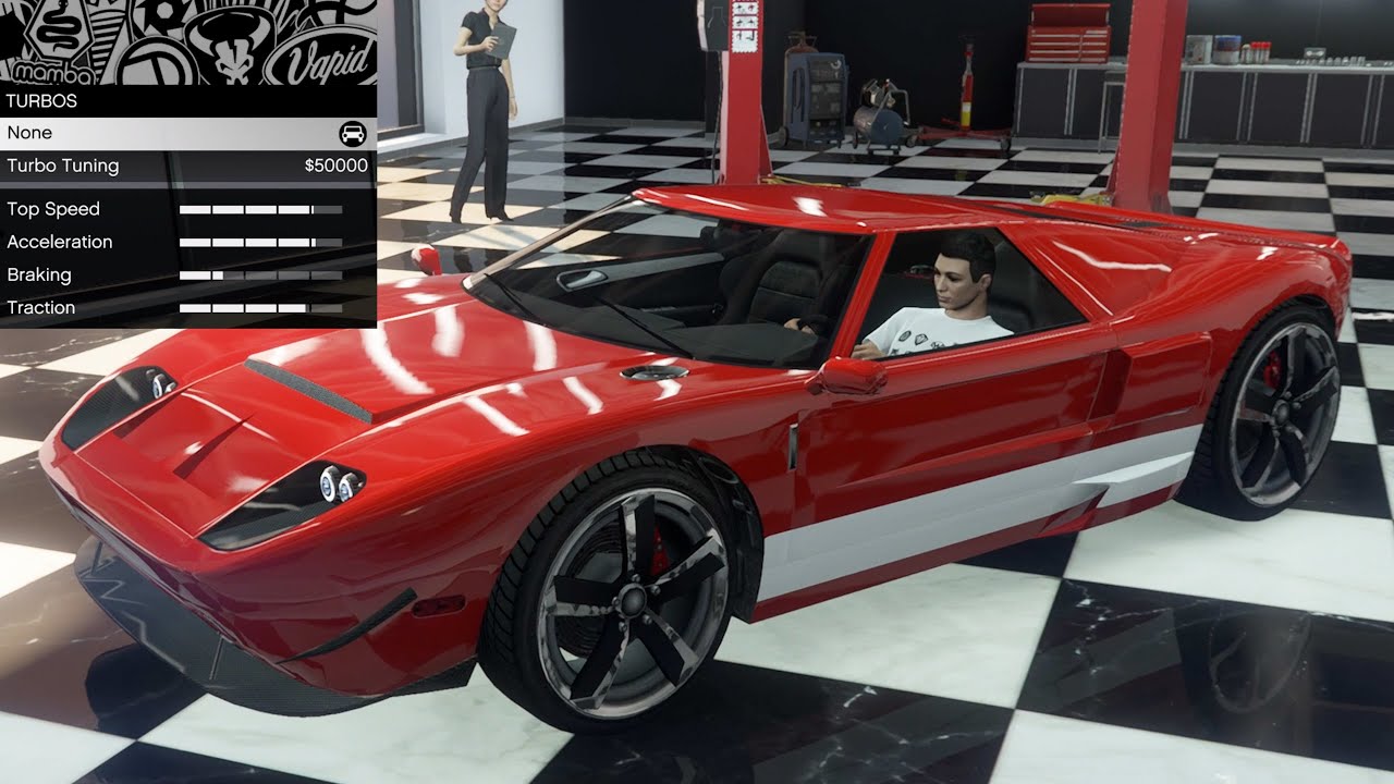 GTA 5 - OG Vehicle Customization - Vapid Bullet (05 Ford GT)