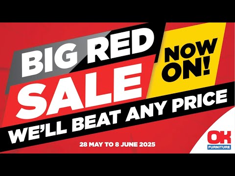 The Big Red Sale is On | OK Furniture
