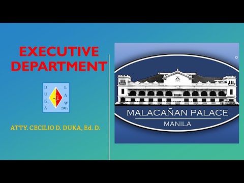 EXECUTIVE DEPT