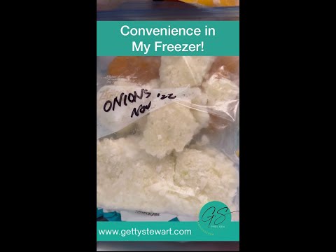 How to Freeze Onions - Super Convenient