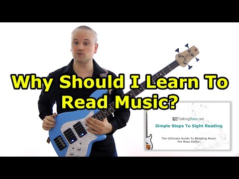 Why Should I Learn To Read Music on Bass?