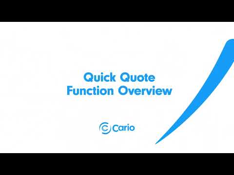 Cario Quick Quote: Save Time with Instant Freight Estimates