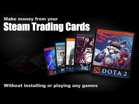 Make money from Steam trading cards