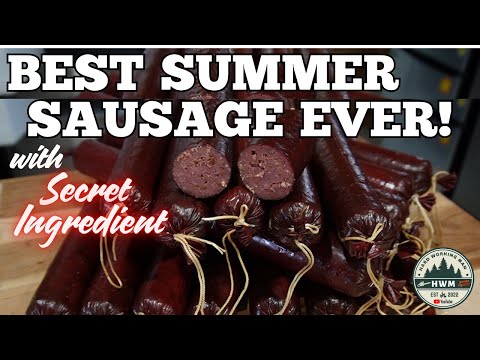 Secret Ingredient for The Best Summer Sausage Ever Made!