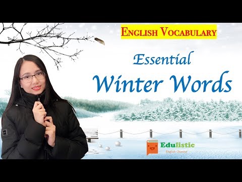 βοΈ English Vocabulary Words: Essential Winter Words βοΈ | EDULISTIC
