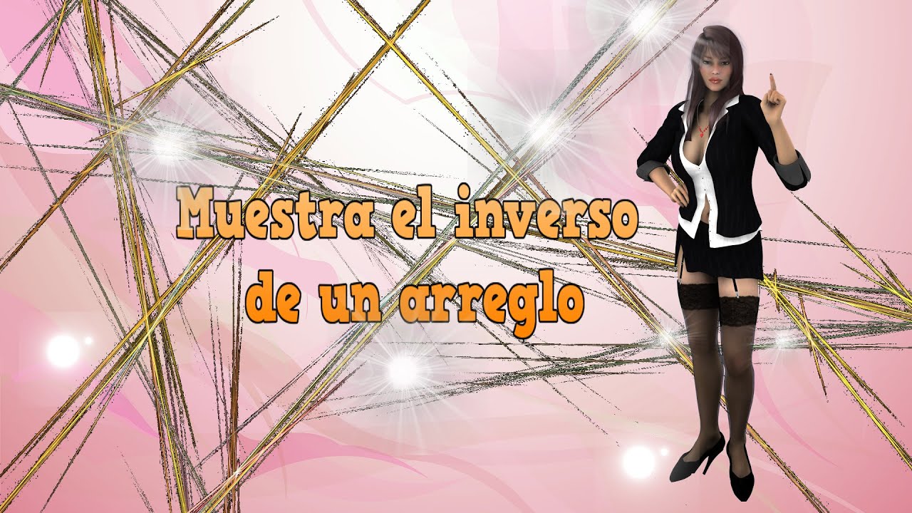 93. Videotutorial de como calcular el inverso de un arreglo en php