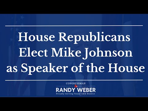 House Republicans Elect Mike Johnson as Speaker of the House