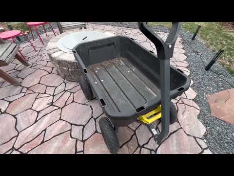Gorilla Carts 7GCG NF Heavy Duty Poly Dump Cart with No Flat Tires Review