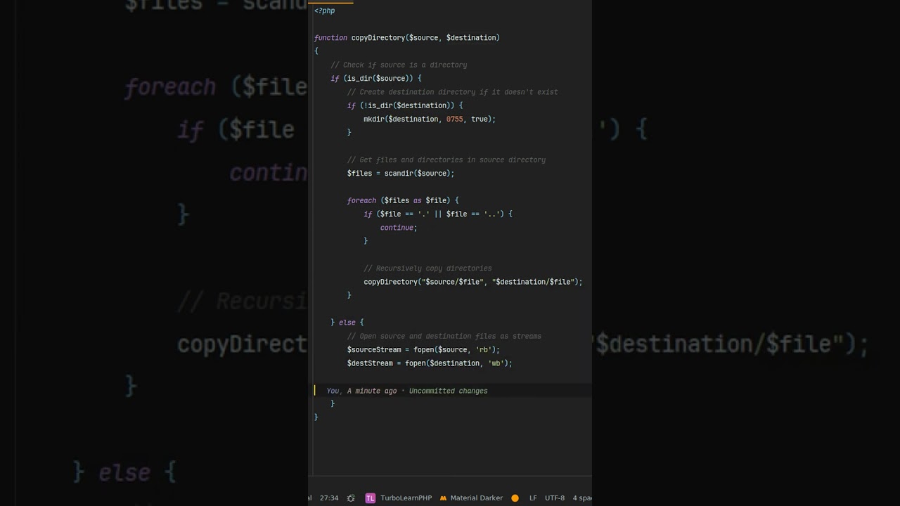 How to copy directories efficiently? #php #magic efficient directory copying with