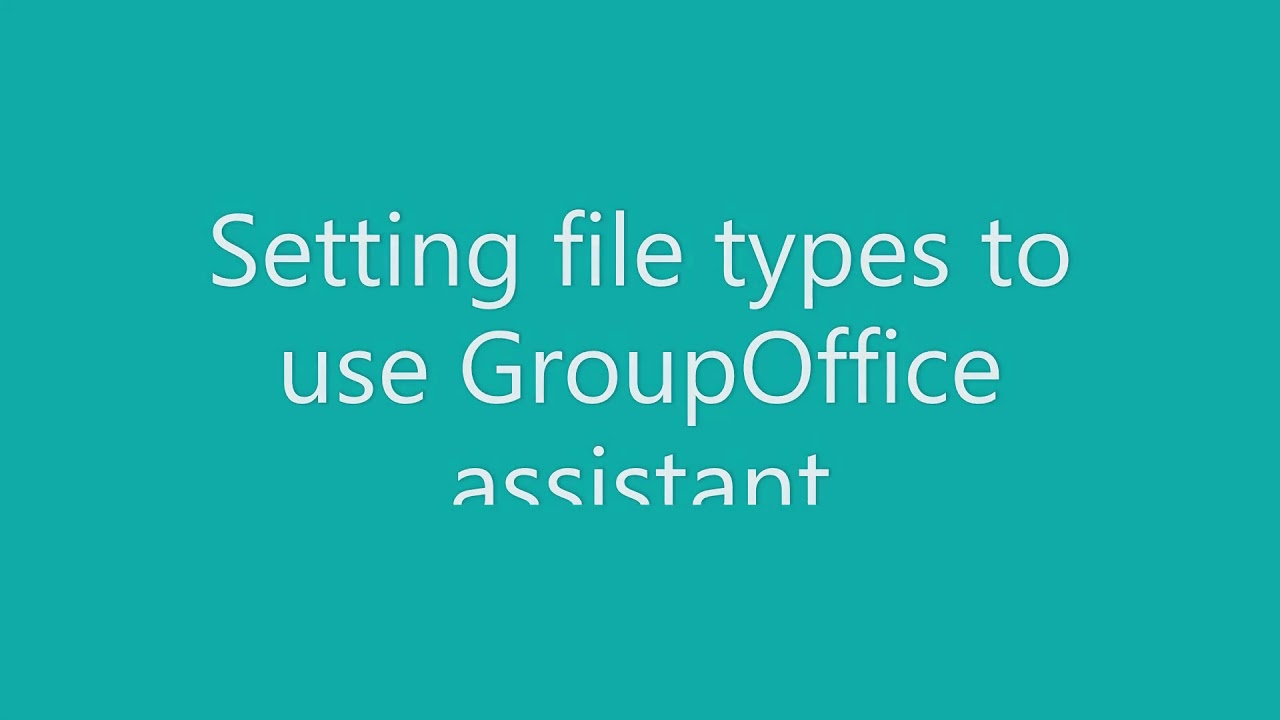 Install the Group-Office Assistant on Windows