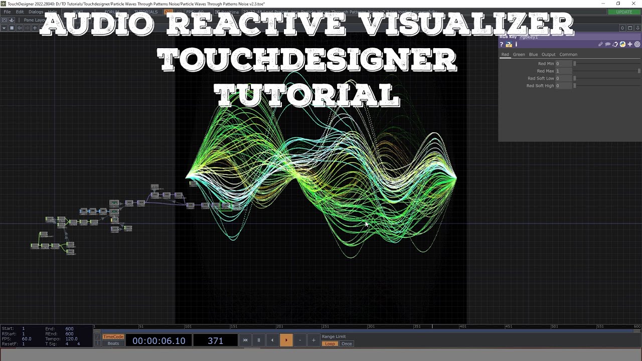 Audio Reactive Music Visualizer - Touchdesigner Tutorial