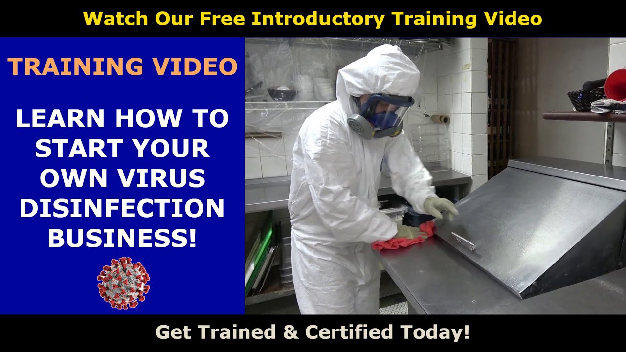 Learn How To Start Your Own Disinfection Business – Chemicals, electrostatic sprayers & More