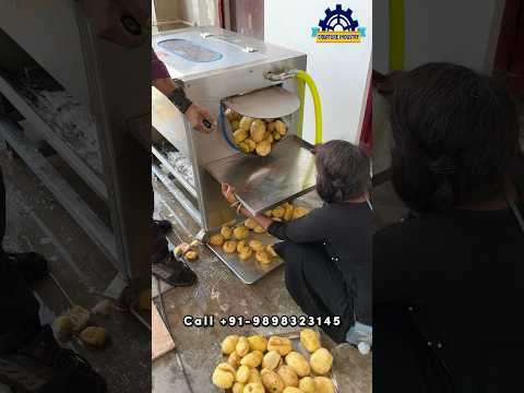 Potato Peeler Machine | Automatic Peeling Machine For Vagitable And Potato Peeling #ytshort #peeler