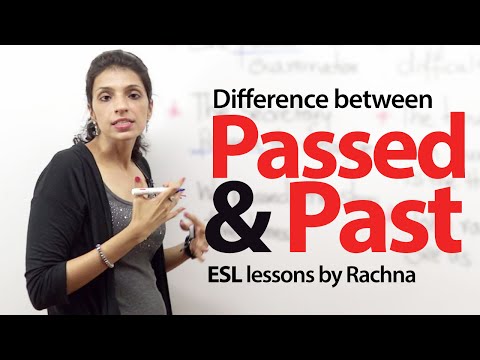 The difference between โpassedโ and โpastโ- English Lessons for free