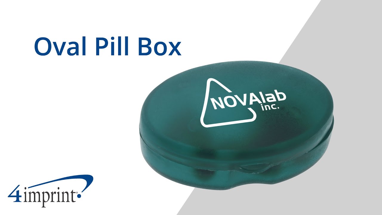 Oval Pill Box by 4imprint