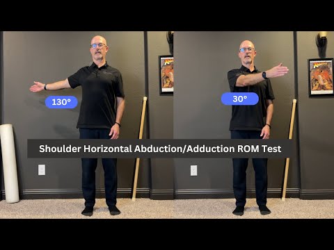 Shoulder Horizontal Abduction & Adduction Range of Motion Test | Assess Shoulder Flexibility