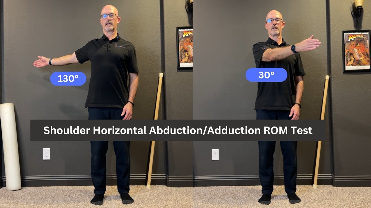 Shoulder Horizontal Abduction & Adduction Range of Motion Test | Assess Shoulder Flexibility