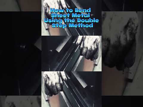 How to Bend Sheet Metal Using the Double Step Method ||Technological Wonder .@Technological41