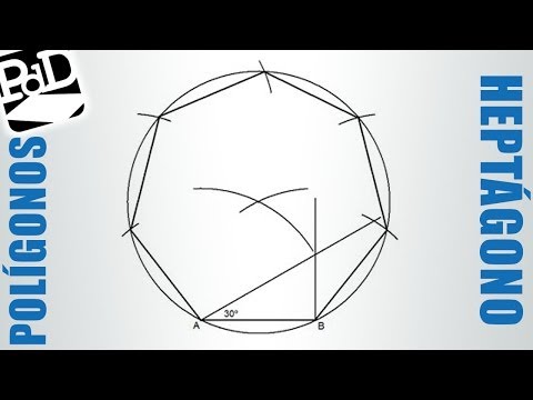 Construcción de polígonos: Heptágono regular | INTEGRAL EDUCATION CLASS