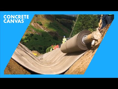 CCUK: Concrete Canvas (CC) Channel Lining - Blaencwm