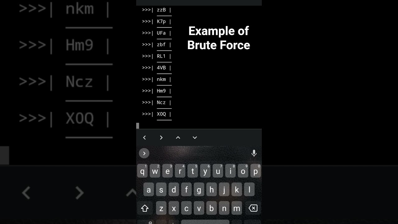 Example of brute Force # Brute force #python code #python for kids #python