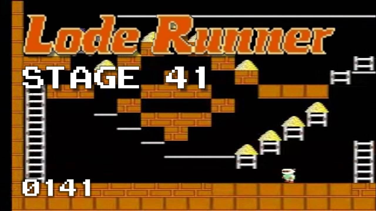 Lode Runner 1 - Stage 41 [0141]