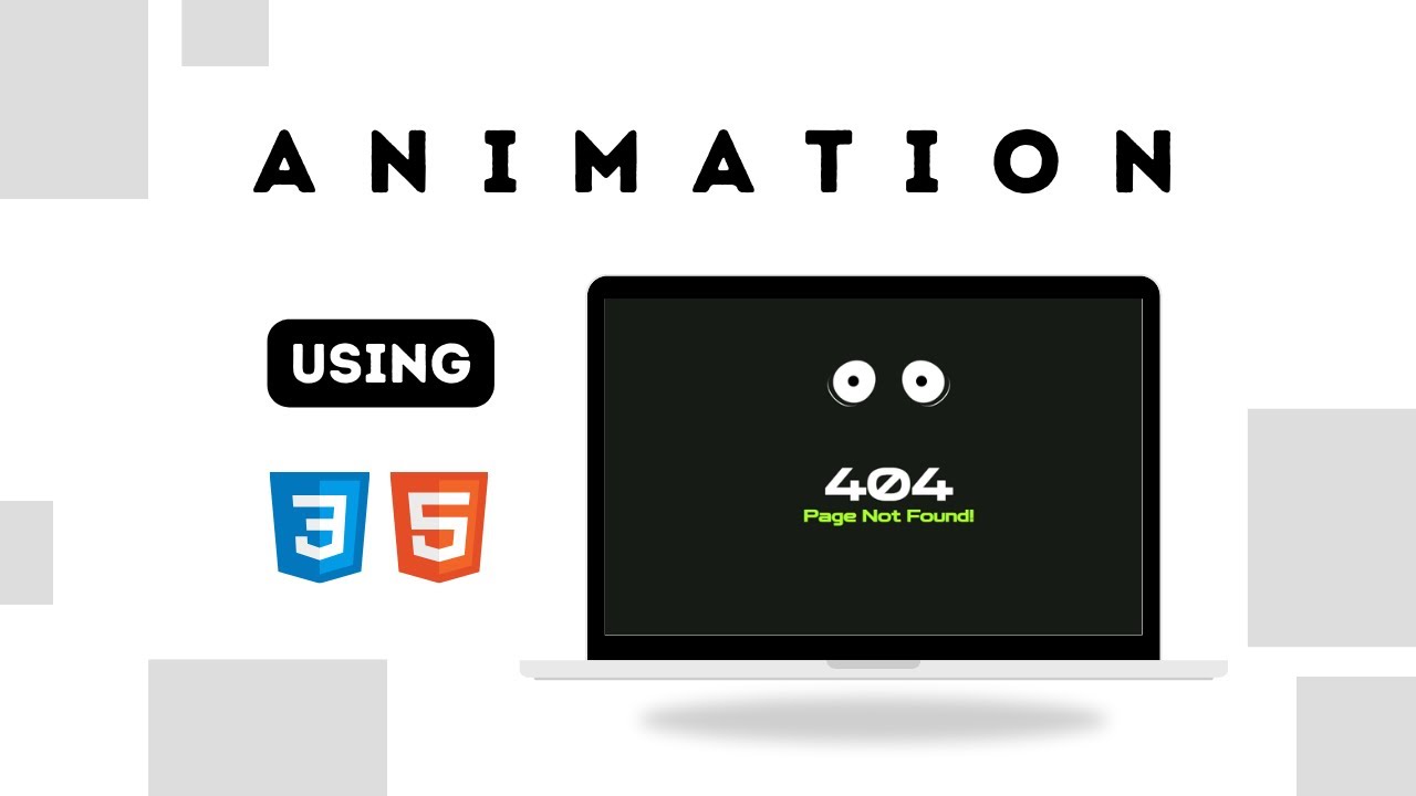How To Create 404 Error Page Not Found Using HTML And CSS Only | Eye Animation Error Page