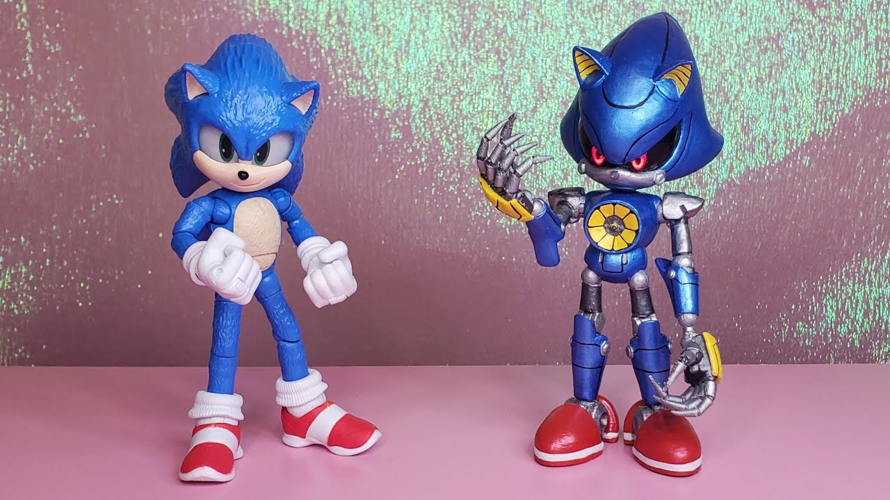 Movie Metal Sonic Jakks Pacific (Custom) Figure