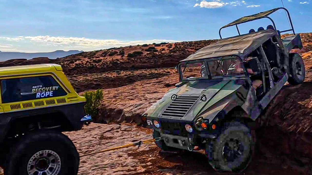 A Humvee Breaks Down and Gets Saved by an Unexpected Hero, an Off ...