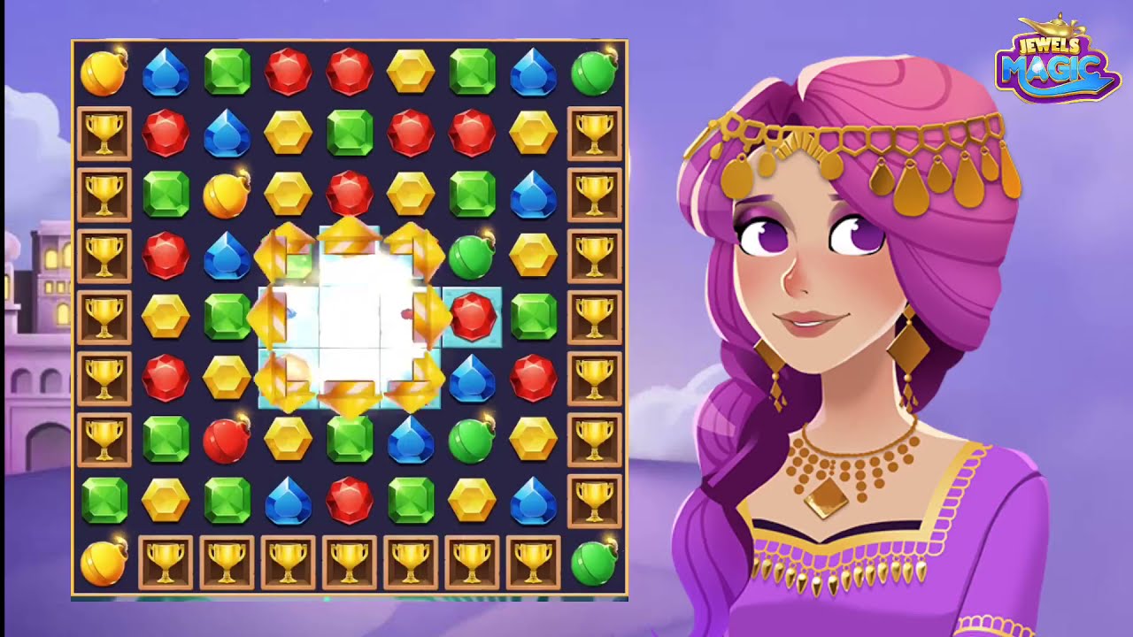 Jewels Magic: Queen Match 3 Puzzle