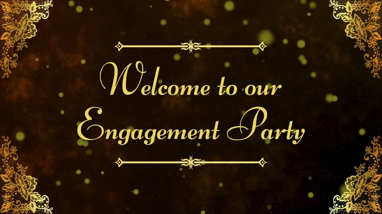 Engagement Party Background | 3 hr loop | HD Screen Saver