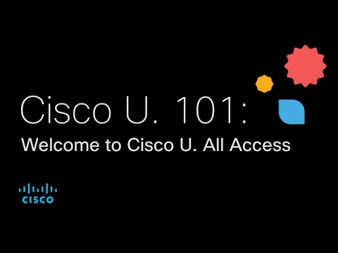 Welcome to Cisco U. All Access