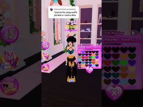 Zoey's outfit in DTI 🥰 #dresstoimpress #ZOEY #kpopdemonhunters #dticombos #kpop #fypシ゚viral #tips