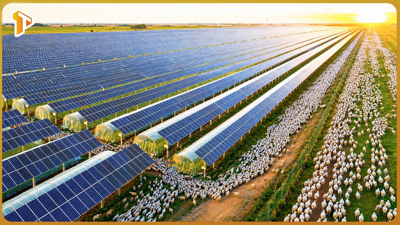 How Agri Voltaics Turned Solar Panel Fields Into Massive Agricultural Systems