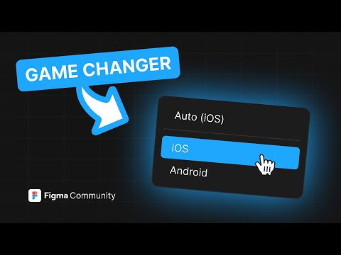 Change iOS and Android Design with ONE CLICK (+ free file 🎁) | Figma Tutorial [2024]