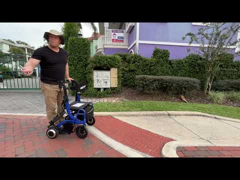 Using The Wheelator Hybrid Walker to Do Down a Slope
