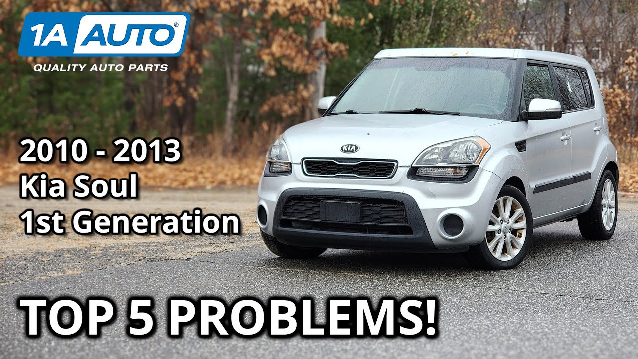 Top 5 Problems Kia Soul Hatchback 2010-2013 1st Generation