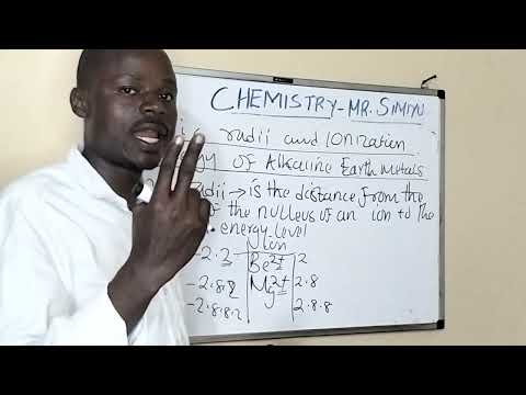 IONIC RADII & IONIZATION OF ALKALINE EARTH METALS- CHEMISTRY FORM 2: PERIODIC TABLE 🔥🔥🔥