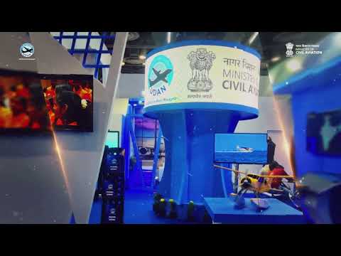 RCS Stall at the Urban Air Mobility Expo 2025 Showcasing Achievements of UDAN Scheme