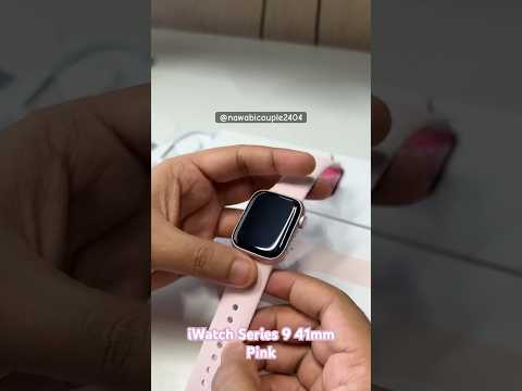 Apple iWatch Series 9 Pink 41mm 1st impression #apple #iwatch #applewatch #unboxing #iphone15promax